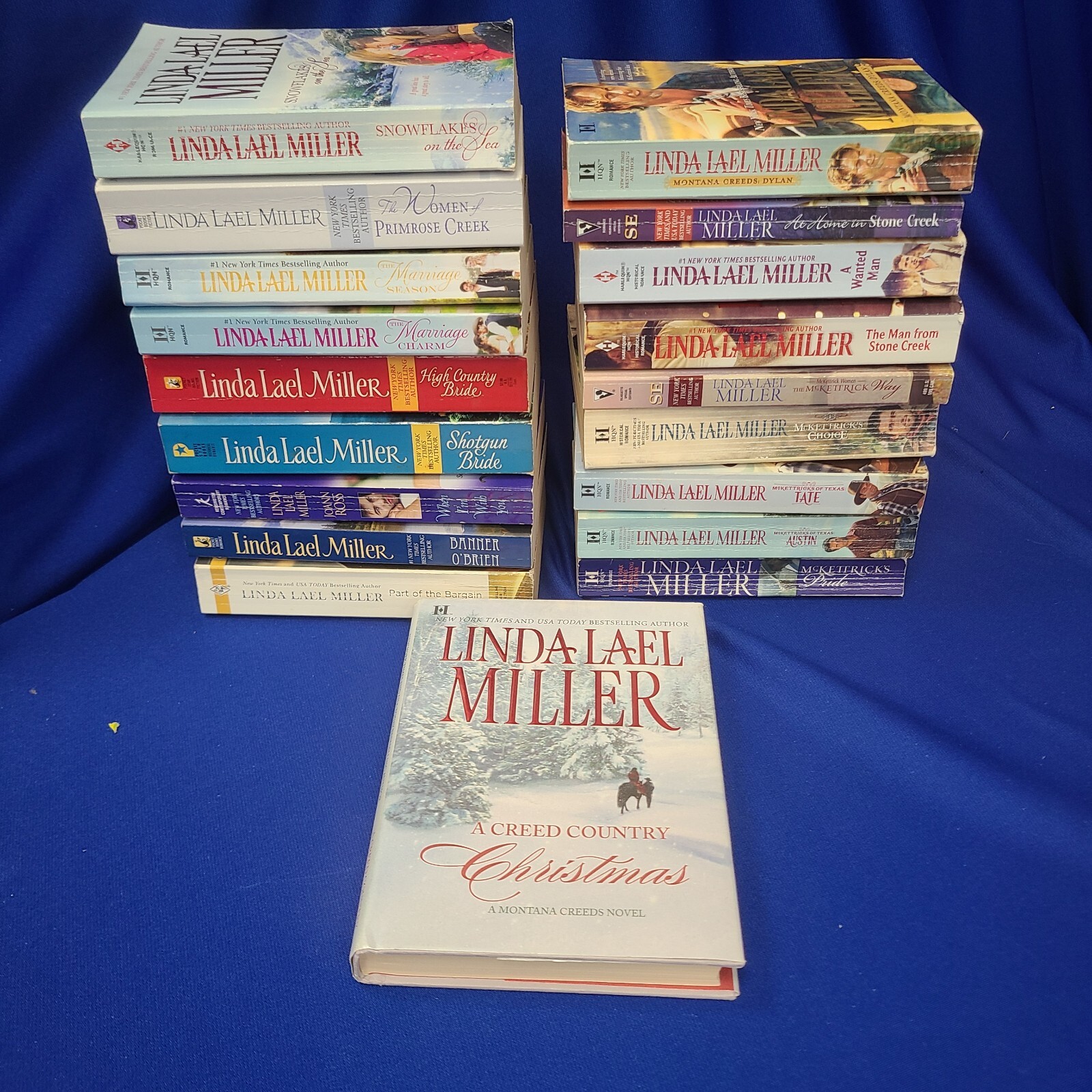 Lot of 19-LINDA LAEL MILLER Western Romance Novels, Creeds, McKettricks ...