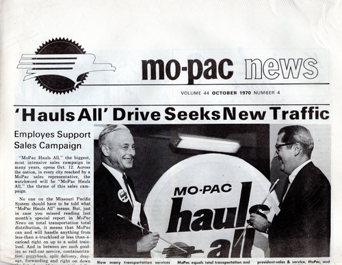 MISSOURI PACIFIC RR - MOPAC NEWS EMPLOYEE MAGAZINE - 3 ISSUES - OCT/NOV/DEC 1970 | eBay