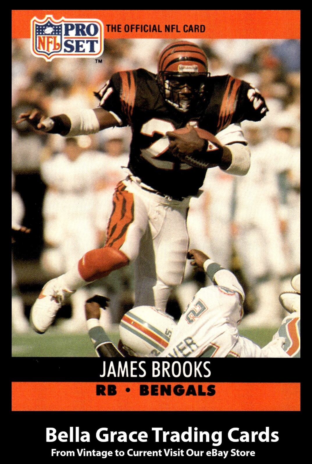 1990 Pro Set James Brooks #461 Cincinnati Bengals NFL Football | eBay