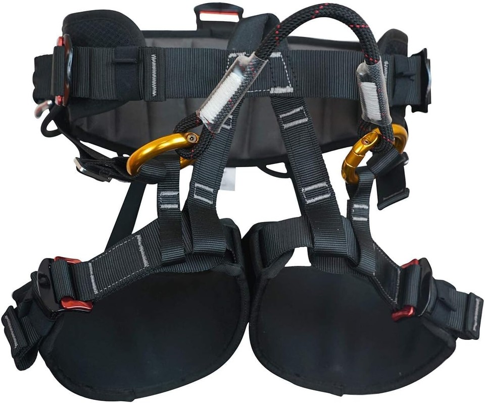 SOB Climbing Harness, Half Body Tree Climbing Harness Men,Thicken Widen ...