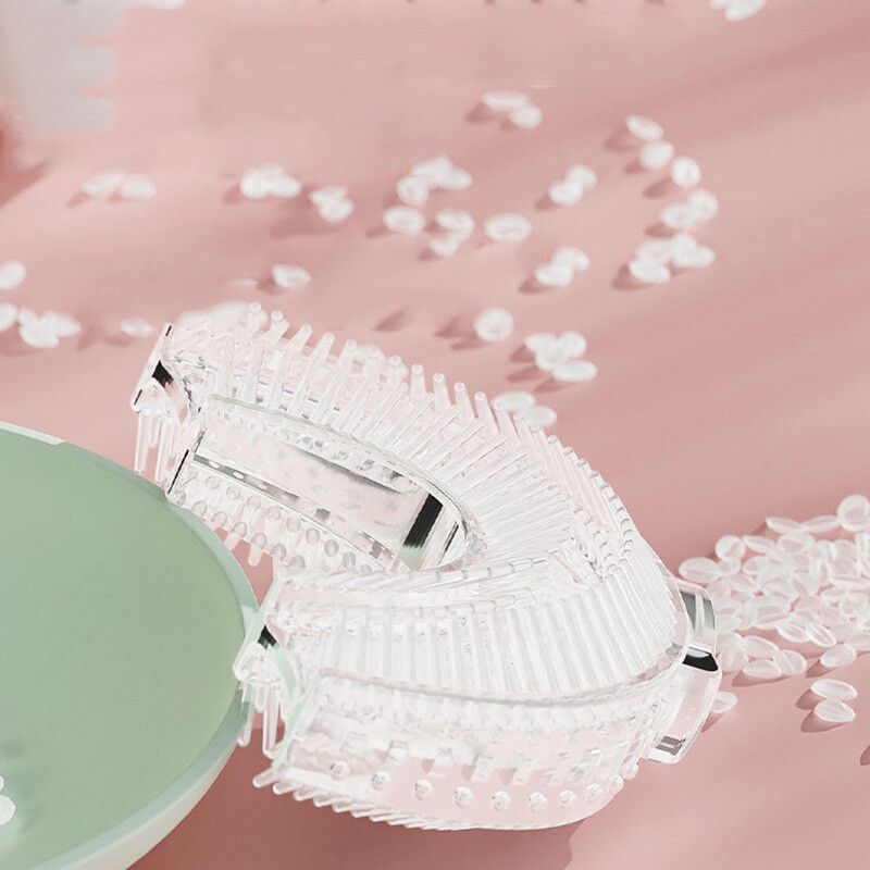 Portable All Rounded Children U Shape Toothbrush Baby Silicone Ages 2 ...