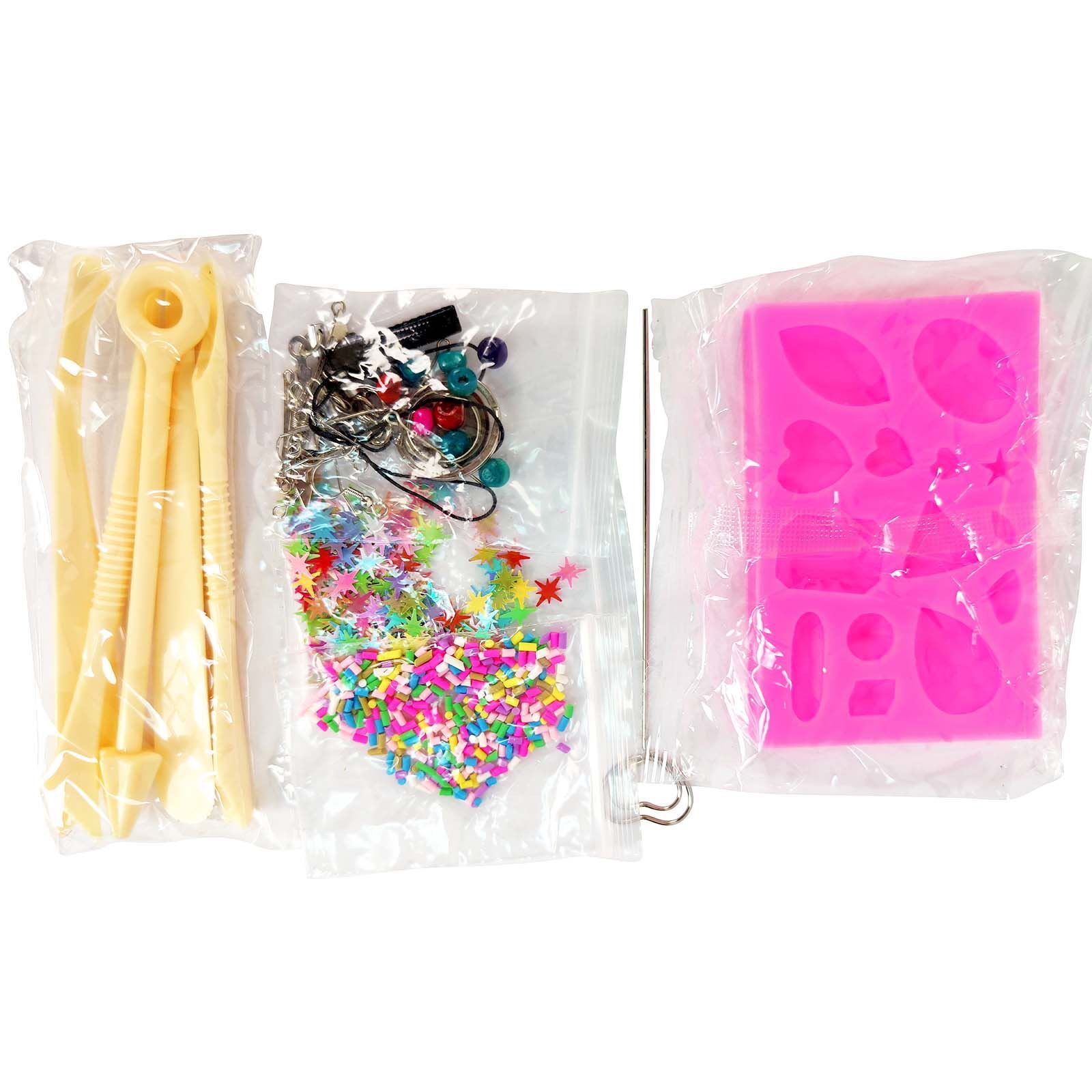 DELUXE 32 Piece Polymer Clay Sets - JEWELERY MAKING Plasticine ...