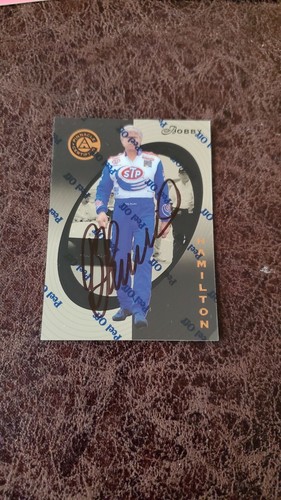 1997 Pinnacle Bobby Hamilton #13 - NASCAR - Autographed! | eBay