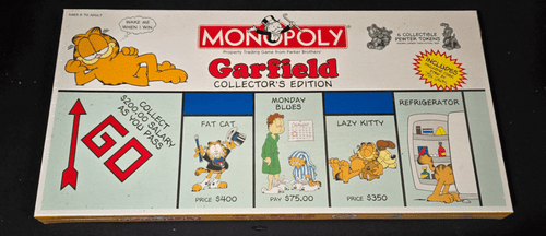 USAopoly Monopoly Garfield Collectors Edition Property Trading Board ...