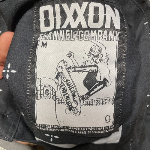 DIXXON Flannel Co “SUICIDAL TENDENCIES” Black Bandana DLUX Party Shirt ...