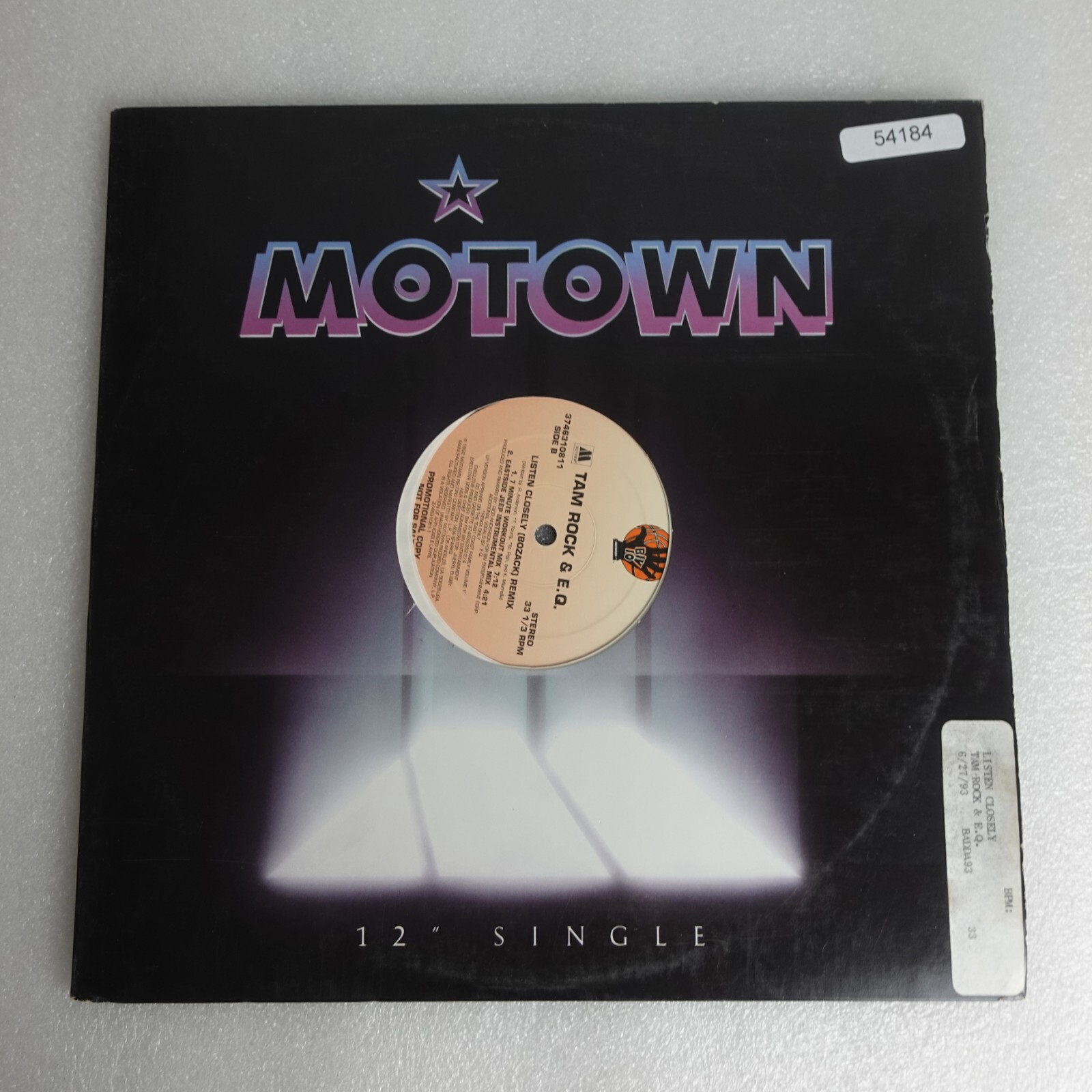 Tam Rock And Eq Listen Closely PROMO SINGLE Vinyl Record Album | eBay