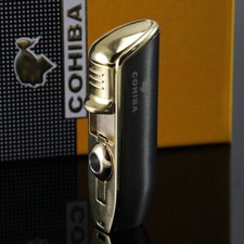 COHIBA Red Wood Pattern Snake Mouth Torch Jet Flame Cigarette Cigar ...