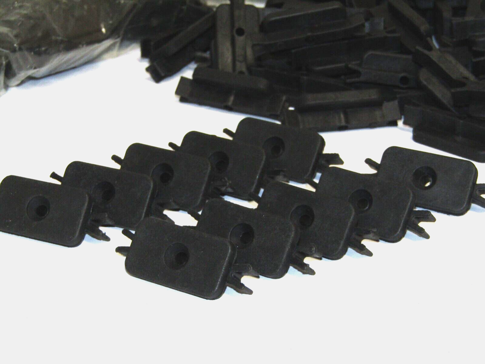 Pack of 300 - Composite Decking Clips Hidden Fixing Fasteners Plastic T ...