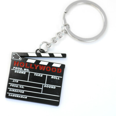 New Clapperboard Record board Model Keychain KeyRing Bag Pendant Gift ...