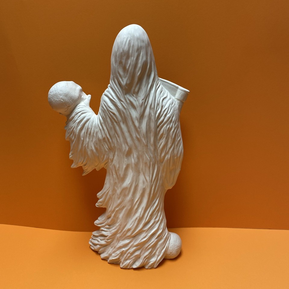 Large Grim Reaper with Skeletons Ceramic Bisque Ready to Paint for ...