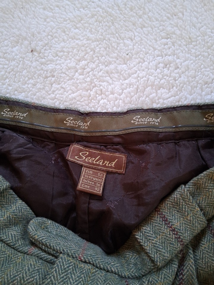 Men's Seeland Shooting Breeks - Green Tweed Check - Fully Lined | eBay UK