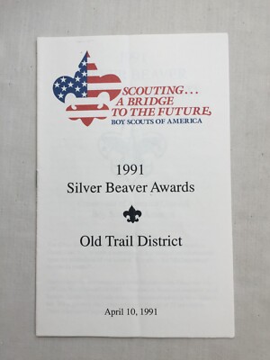 1991 Crossroads of America Council Silver Beaver Award Program BSA ...