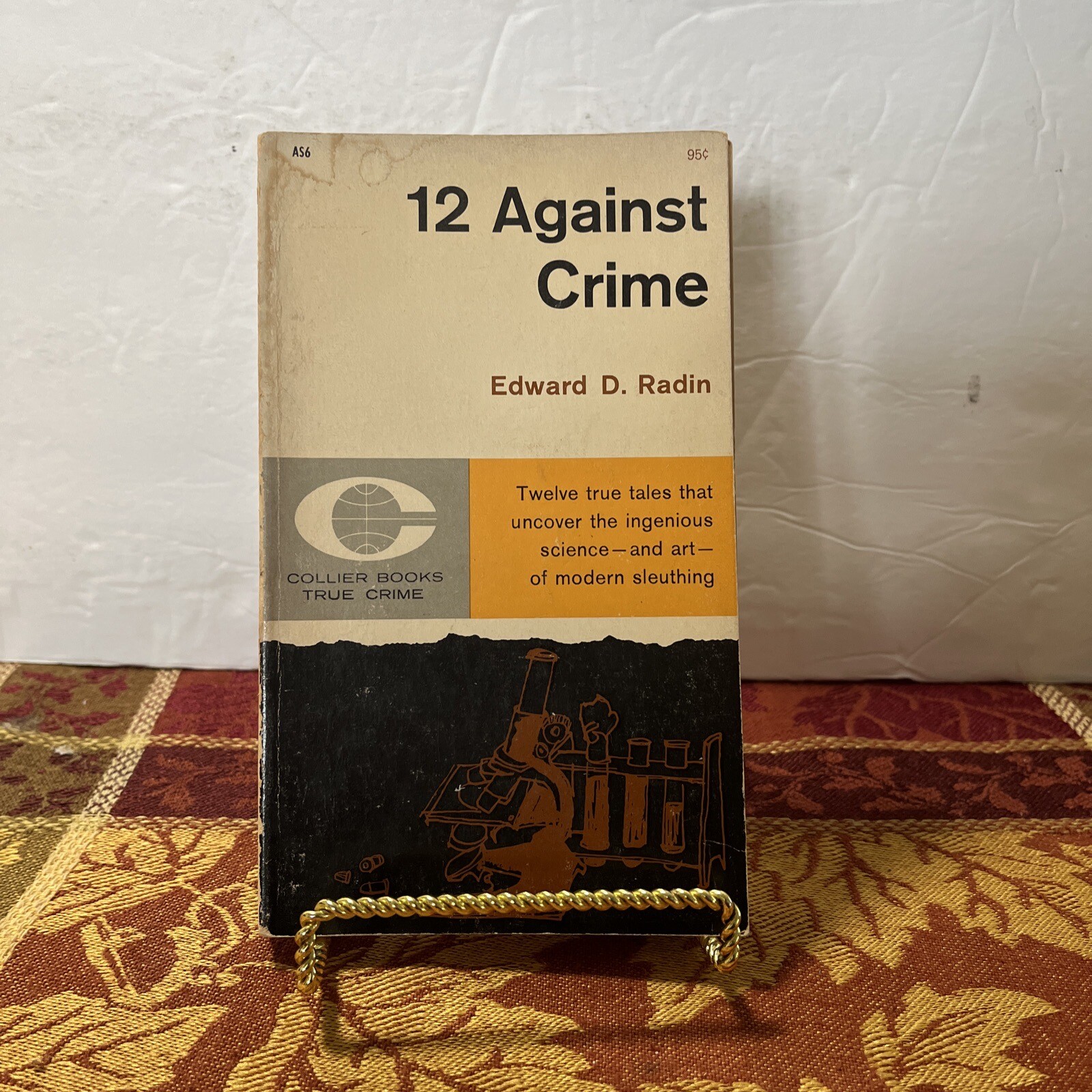 12 Against Crime True Crime Paperback Book by Edward D. Radin Collier ...