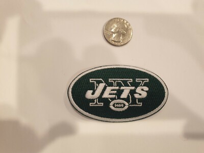 NEW YORK JETS 3"X1.75" EMBROIDERED IRON ON PATCH | eBay