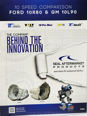 Ford 10L80 & 10R80 Tech Manual Book | Comparison Disassembly & Repair