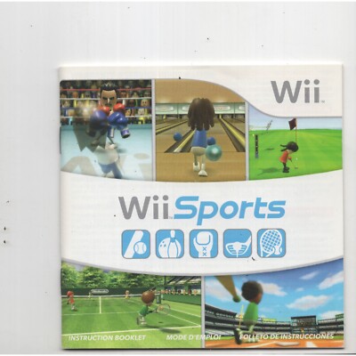 Wii Sports Nintendo Wii MANUAL ONLY Authentic Original | eBay
