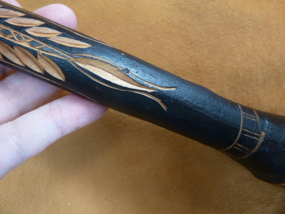 CLUB-9 Genuine Penobscot Native American Root club war weapon ...