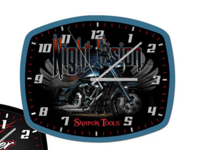 Snap On "NIGHT VISION" SNAP-ON SHOP CLOCK, 12.5" W X 10.25" H, BRAND ...