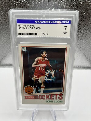 1977-78 Topps #58 John Lucas RC Houston Rockets GMC 7 | eBay