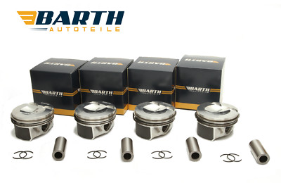 4x Kolben Satz NEU Skoda VW Audi 2.0 TFSI TSI CDH CBFA CDZA Ø 23mm ...