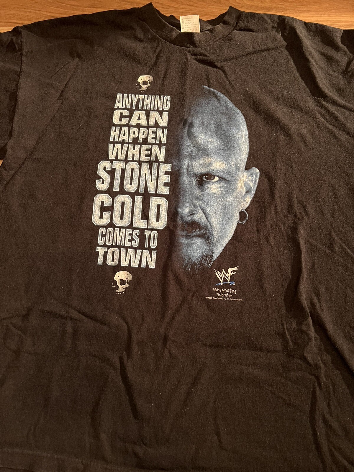 *Very Rare* VTG 1998 WWF Stone Cold Anything Can Happ… - Gem