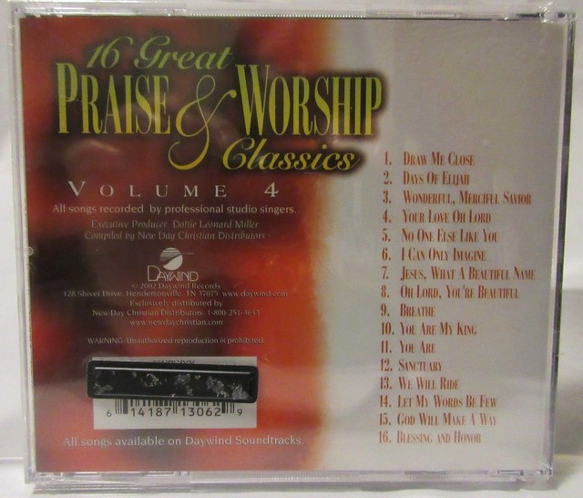 16 Great Praise and Worship, Vol. 4 by Various Artists (CD, 2002) for ...