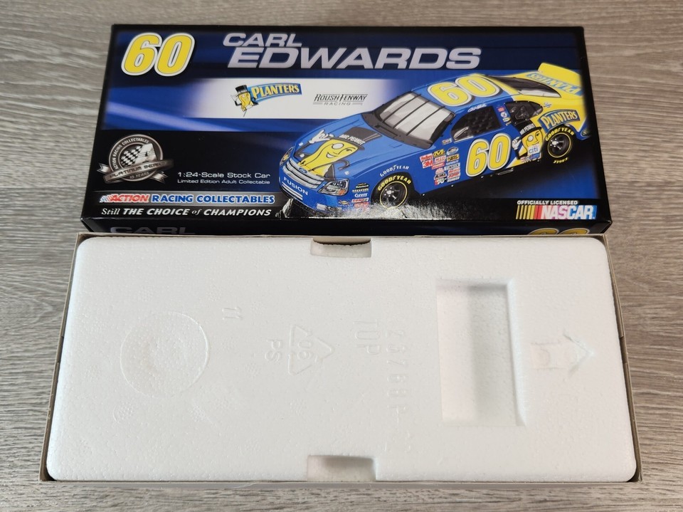 Action Racing CARL EDWARDS #60 Planters 2008 Ford Fusion 1 of 961 1:24 ...