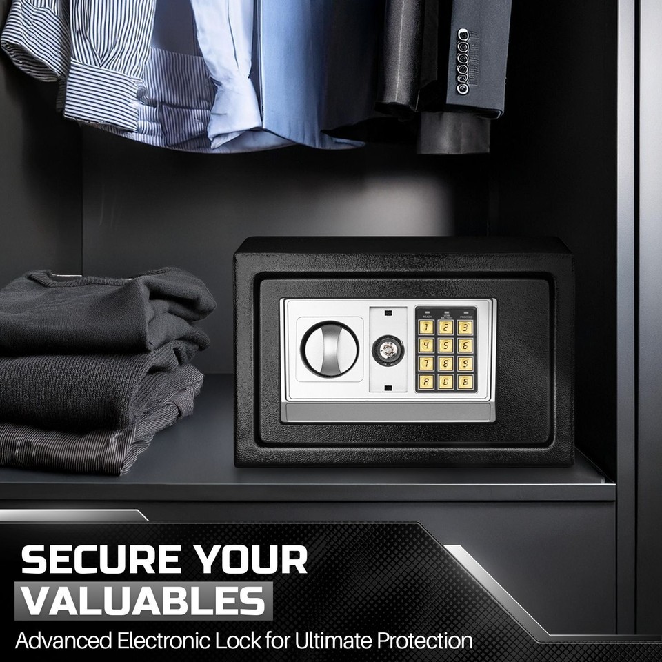 Electronic Depository Safe Box w/ Drop Slot Opening Keypad Combination ...