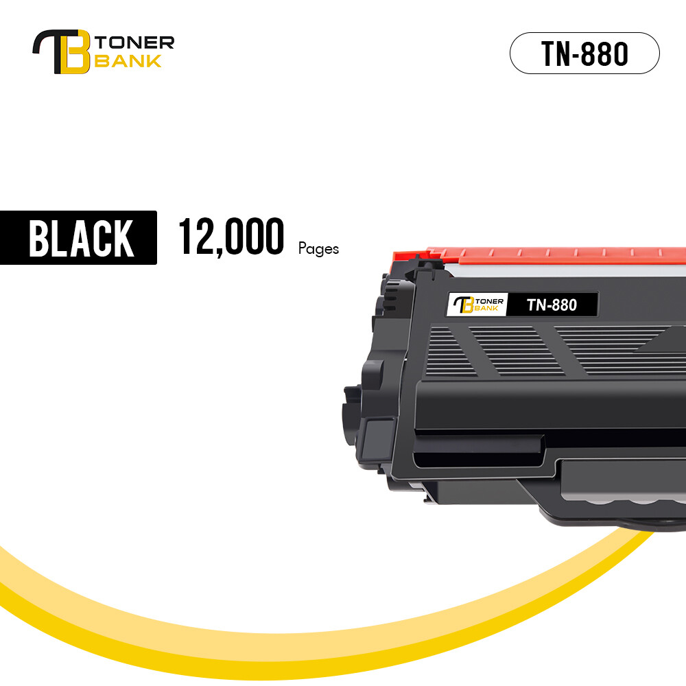 4PK Toner Compatible With Brother TN880 HL-L6400DW HL-L6400DWT MFC ...