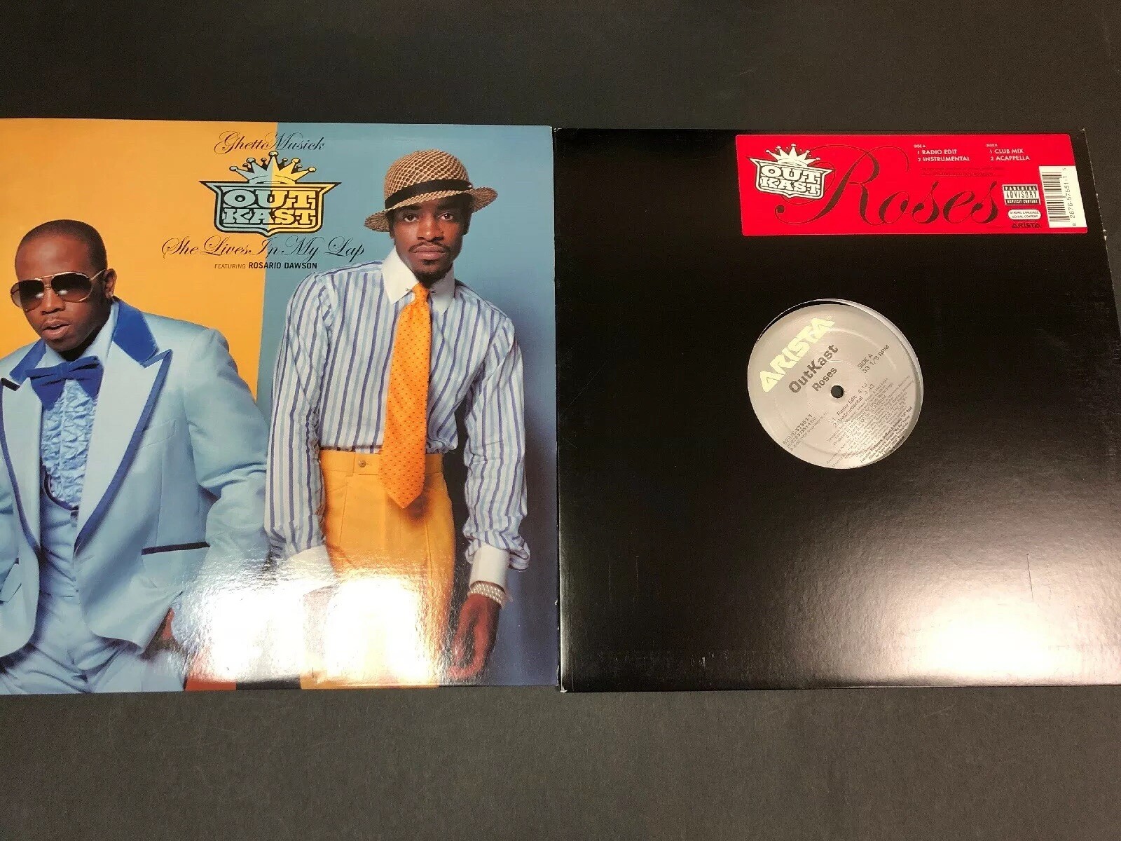 OUTKAST - GHETTOMUSICK b/w SHE LIVES IN MY LAP (12") 2003 VINLY RECORD ...