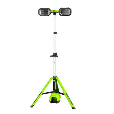 Greenworks 24V (120V) Work Light with Tripod Stand WLG909 3-Mode Max ...
