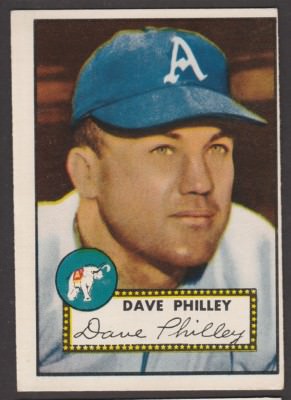 1952 TOPPS BASEBALL # 226 DAVE PHILLEY INV 4054 | eBay