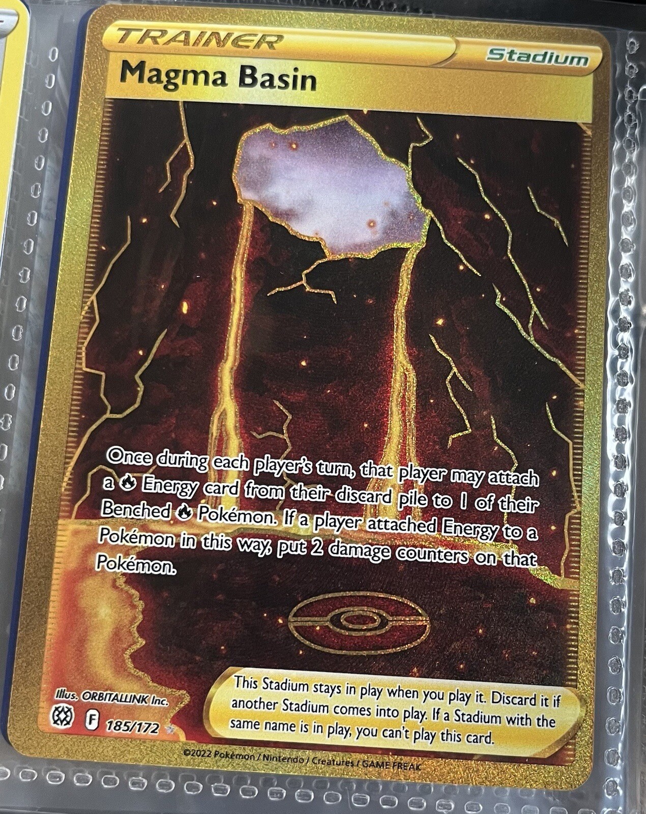 Pokemon Card Japanese - Magma Basin UR (Gold Rare) 127/100 S9 - Star ...