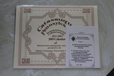 BOX OF ( 25 ) 2003 CATASAUQUA SESQUICENTENNIAL CALENDARS FIRST IN A ...