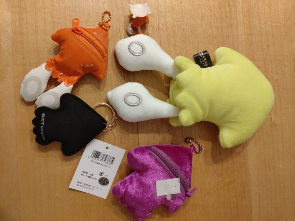 Splatoon Mascot plush toy keychain set sanei sanart Nintendo | eBay