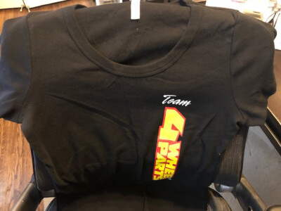 Four Wheel Parts 4WP WOMENS Cropped X-Large BLACK TEAM Logo Tshirt W ...