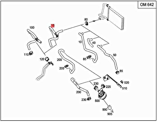 Genuine MERCEDES 906 5-t Box 906 Bus Molded hose 9068327723 | eBay