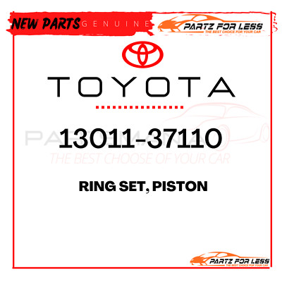 13011-37110 TOYOTA GENUINE RING SET, PISTON 1301137110 NEW OEM | eBay