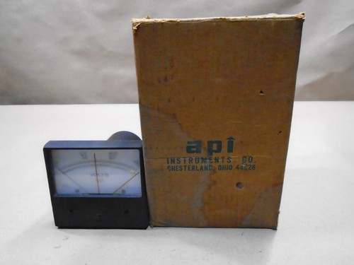 NEW API 53-0073-8002 Shielded Meter 0-300 Volt DC 3 Readings 5300738002 ...