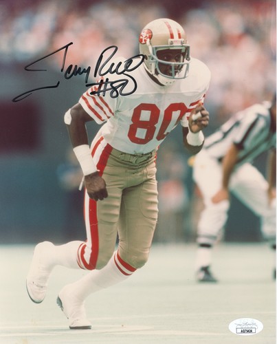 Jerry Rice Signed 8x10 Photo, San Francisco 49ers HOF. JSA | eBay