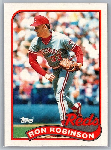 1989 Topps Baseball #16 Ron Robinson Cincinnati Reds | eBay