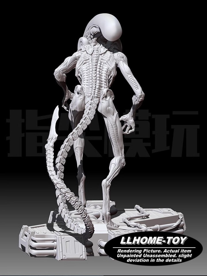 Anime movie Xenomorph Alien battle walking Resin 3D Print GK Kit Figure ...