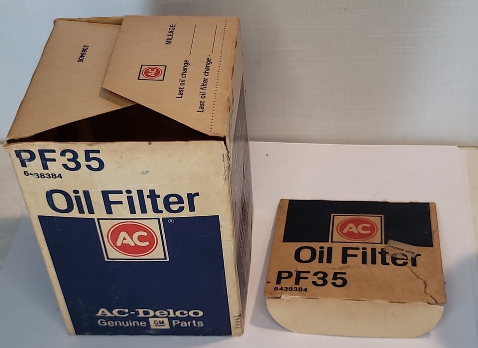 AC Delco PF35 Oil Filter | Chevy 350 Engine | USA Made | Aftermarket ...