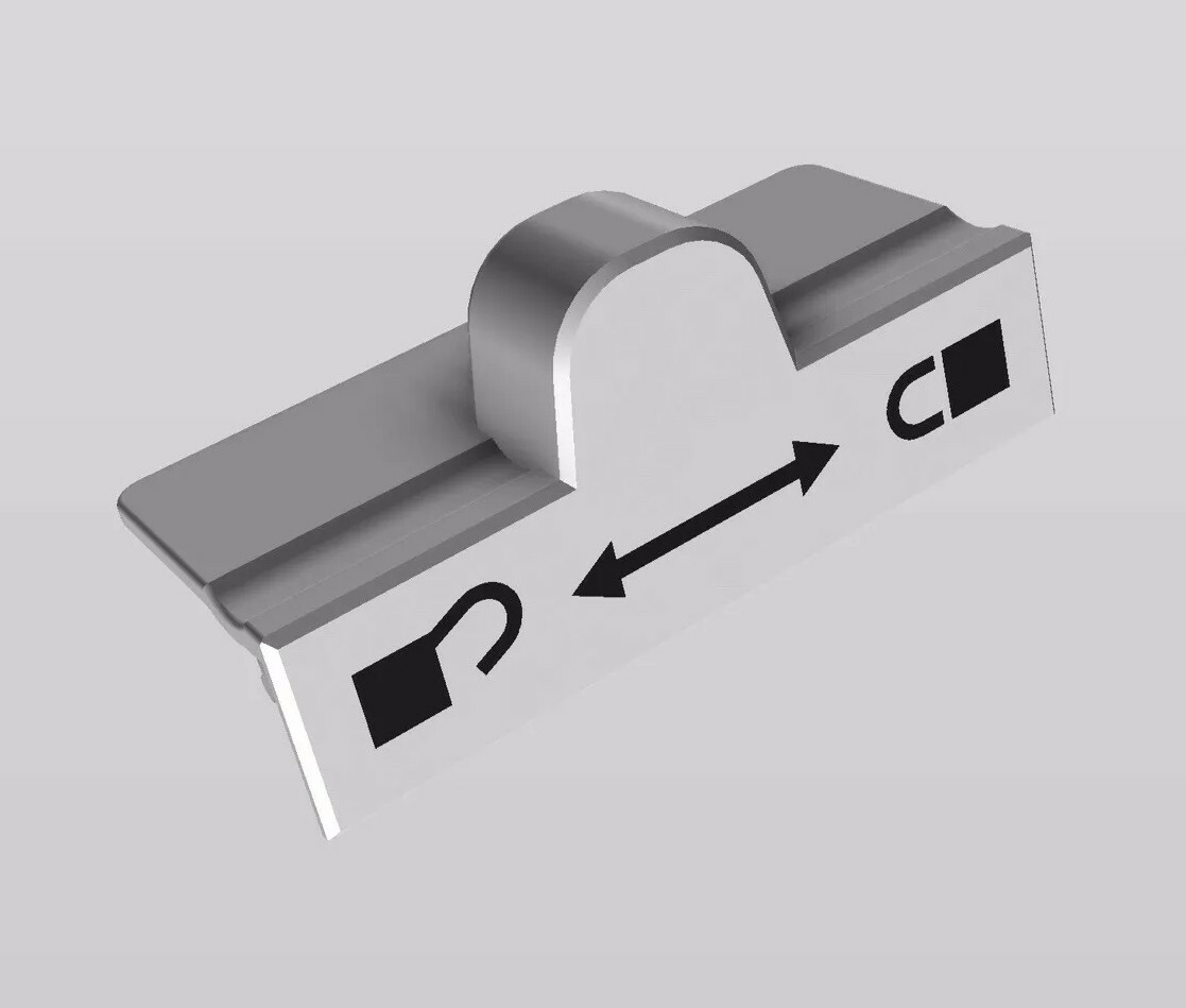 CARAVAN / MOTORHOME - Dometic / Electrolux Fridge Door Travel Lock ...