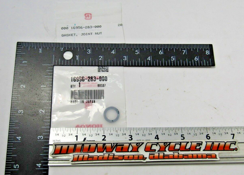 NEW NOS HONDA CL175 JOINT NUT GASKET 16956-283-000 CL 175 200 CB450 ...