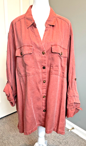 NWOT JANE DELANCEY SIZE 3X FLAP POCKET TORTOISE SHELL BUTTON WOMAN ...