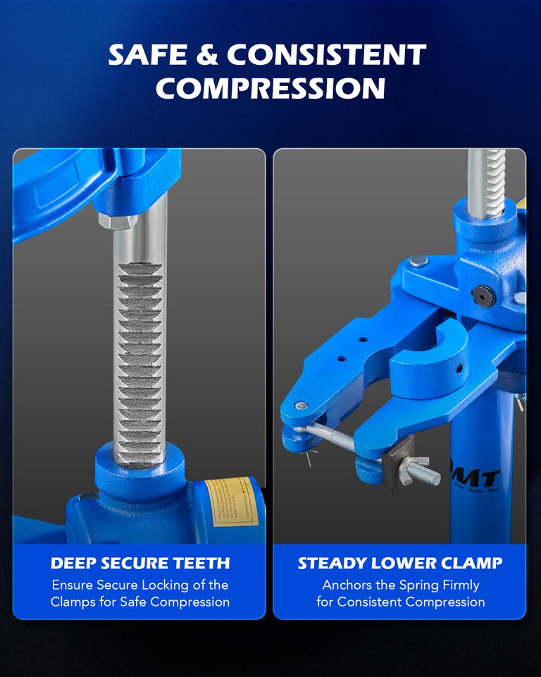 OMT Auto Strut Spring Compressor Hand Operate Coil Spring Press Heavy ...