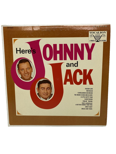 Johnny & Jack Here’s Johnny & Jack 1973 Vinyl LP Decca Records VL-73832 ...