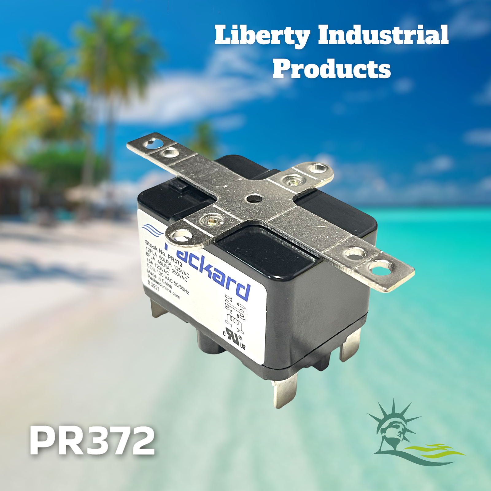 Packard PR372 - SWITCHING FAN RELAY SPDT 120 COIL VOLTAGE 18 RESISTIVE ...