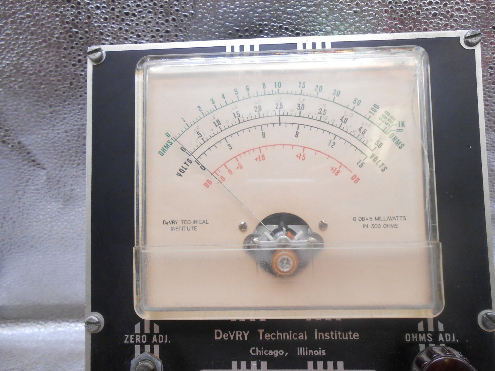 DeVRY Watt-Ohm meter, 1S14 | eBay